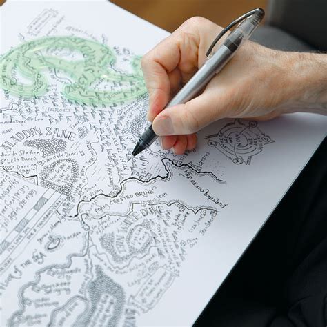 Uncommon Goods Chart Your Love Hand Drawn Fantasy Map Fantasy Map