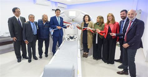 El Vicecanciller De Japón Participó De La Inauguración De Un Tomógrafo