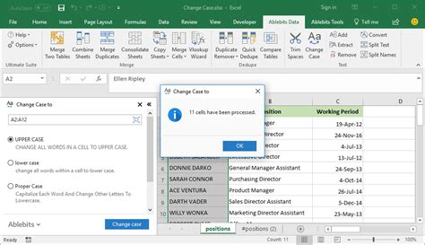 Change Text Case In Excel To Upper Lower Proper Sentence