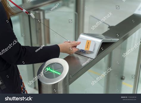 Women Holding Key Card Access Control Stock Photo 1155254518 Shutterstock