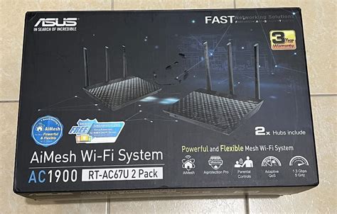 Asus Aimesh Ac Rt Ac U Wi Fi Router System Pack Computers Tech Parts Accessories