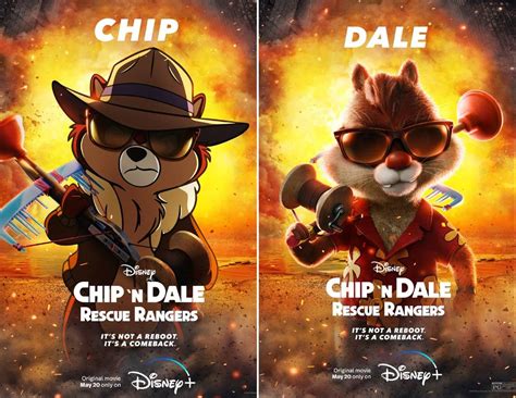 New Character Posters Released For Chip N Dale Rescue Rangers