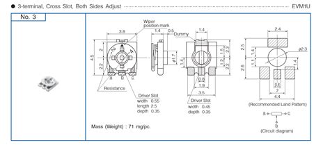 Variable Resistor Datasheet