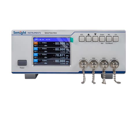 光功率计 Pm420x系列光功率计，支持多通道光功率测量，其特点是体积小，功率测量范围宽。非常适合光收发模块研发和生产对输出器件光功率的测量。 Details