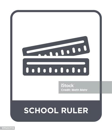 흰색 바탕에 학교 눈금자 아이콘 벡터 학교 눈금자 유행 가득 건설 도구 모음에서 아이콘 교육에 대한 스톡 벡터 아트 및 기타 이미지 교육 규모 길이 Istock