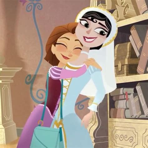 Cassandra X Rapunzel Icon Tangled The Series In 2025 Rapunzel Cassandra Tangled Tangled