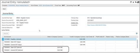 GST Documentation For Self Invoicing In SAP ByDe SAP Community