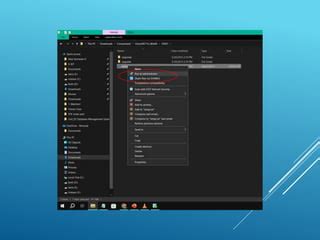 Guide To Install Oracle SQL PPT Free Download