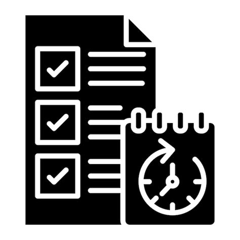 Premium Vector Time Management Vector Illustration