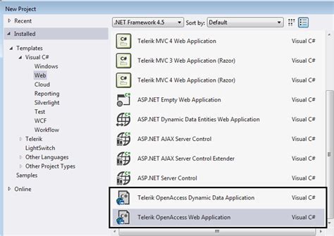 Simplify Data Access In VS 2012 RTM With OpenAccess ORM