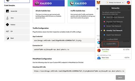 Truffle Suite Kaleido Docs