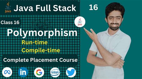 Polymorphism In Java Java Full Stack Development Course In Hindi Java Oops Lecture 16