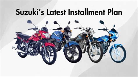 suzuki announces special installment plan for motorcycles incpak