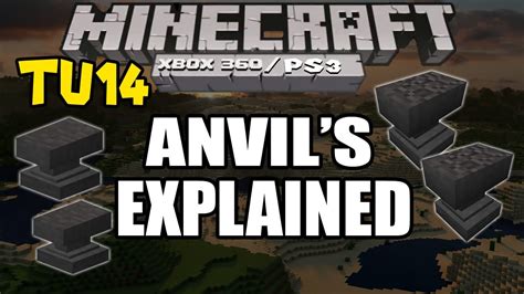 Minecraft [ps3 Xbox360] Tu14 Features Anvils Explained Tu14