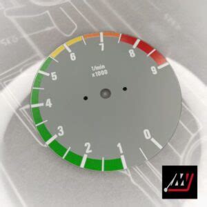 BMW E Gray RPM Cluster Face Inspired By The E M Cluster Design C Gray MY Classic