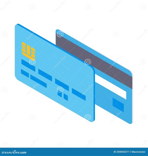 Card Isometric Icon Stock Vector Illustration Of Payment 259045477