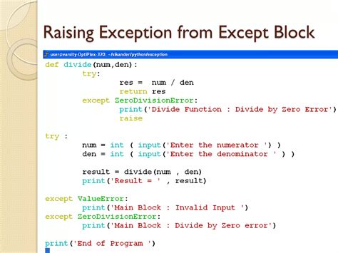 Python Exception Handling Pdf