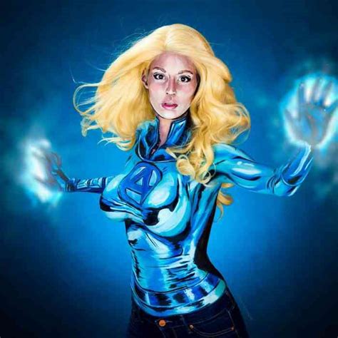 Titillating Body Paint Brings Comic Book And Video Game Heroes To Life