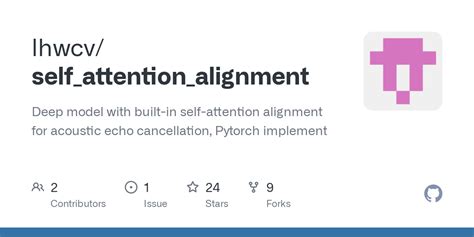 Github Lhwcvselfattentionalignment Deep Model With Built In Self Attention Alignment For