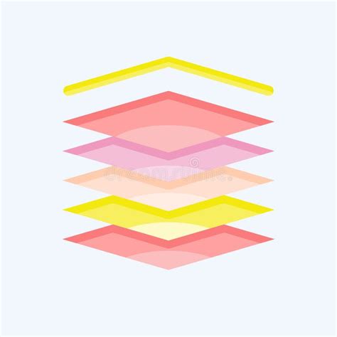 Icon Multilayers Related To Machine Learning Symbol Flat Style Simple Design Editable Simple