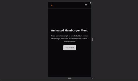 How To Create An Animated Hamburger Menu In React Talal Zaman Abbasi
