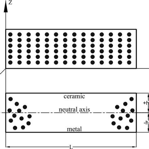 2d Functionally Graded Porous Beam Geometry With Even And Uneven