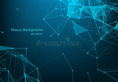 Abstract Technology Futuristic Background Big Data Visualization Stock Vector Illustration Of