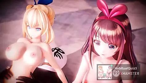 Mmd R18 Kizuna Ai And Mirai Akari Conqueror And Sex Party 3d Hentai
