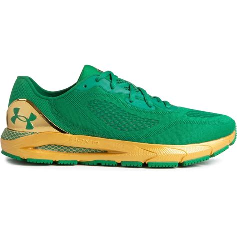 Mens Under Armour Green Notre Dame Fighting Irish Hovr Sonic 5 Running