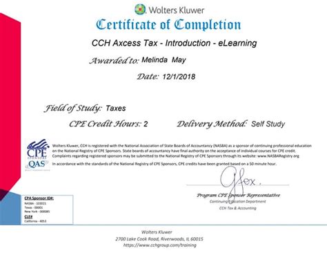 Cch Access Tax Software Certification Pdf Business Business And