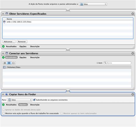 Macos Automator How To Copy The Contents Of Local Folder To A Linux