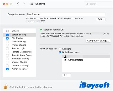 Fix Mac Screen Sharing Not Working On Sonomaventura