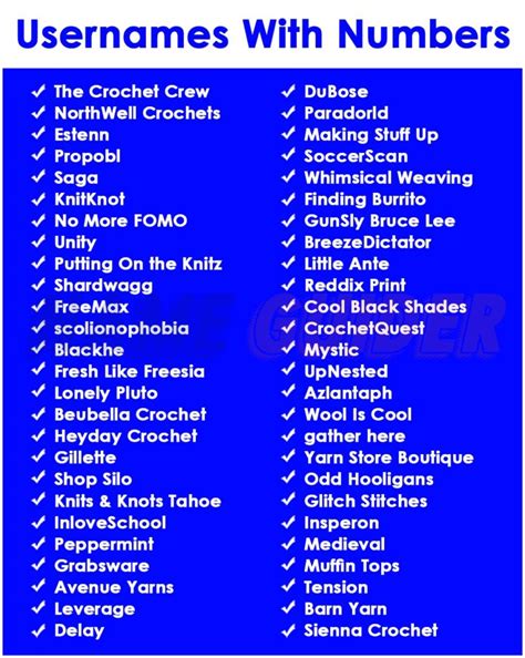 900 Usernames With Numbers 2023 Name Guider