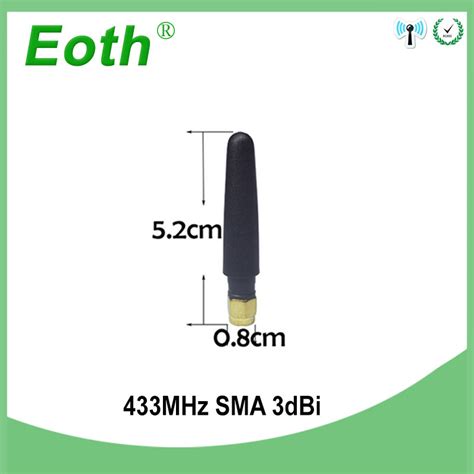 Eoth 433mhz Antenna 3dbi Sma Male Lora Antene Iot Module Lorawan Signal Receiver Antene Ipex 1