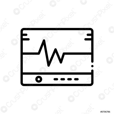 Flatlining Stock Vector 3706786 Crushpixel