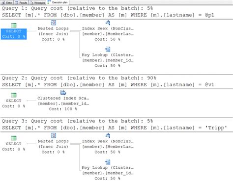 Stored Procedure Execution With Parameters Variables And Literals
