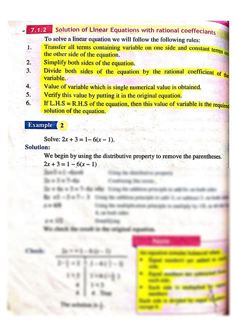 SOLUTION Linear Equations With Examples Studypool