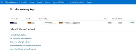 How To Get BitLocker Recovery Key From Microsoft Account Server Guru