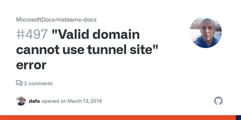 Valid Domain Cannot Use Tunnel Site Error · Issue 497