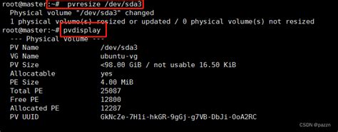 vm虚拟机ubuntu 22 04 lvm磁盘扩容报错：gpt pmbr size mismatch 104857599 209715199 will be corrected by
