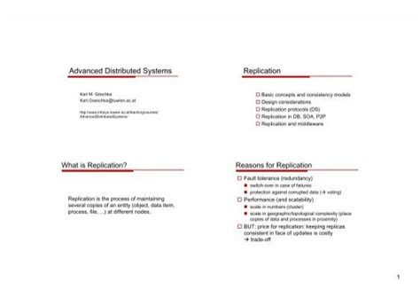 basic concepts and consistency models distributed systems group