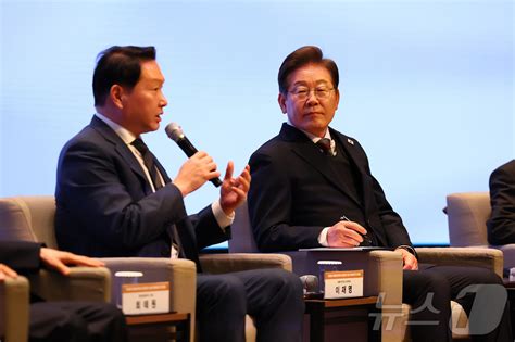 이재용 두 손 덥석 정의선과 드라이브…이재명의 재계 인연