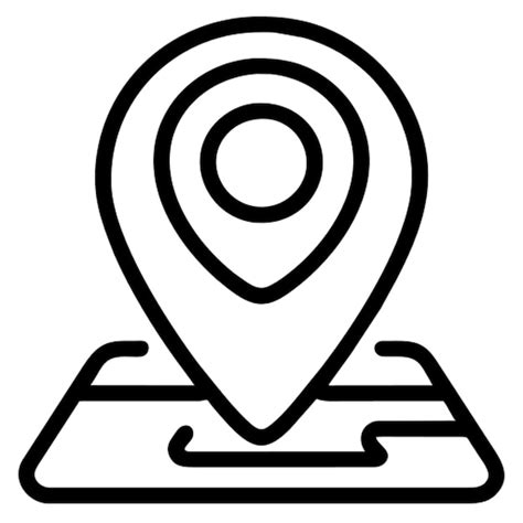 Premium Vector Location Icon Outline