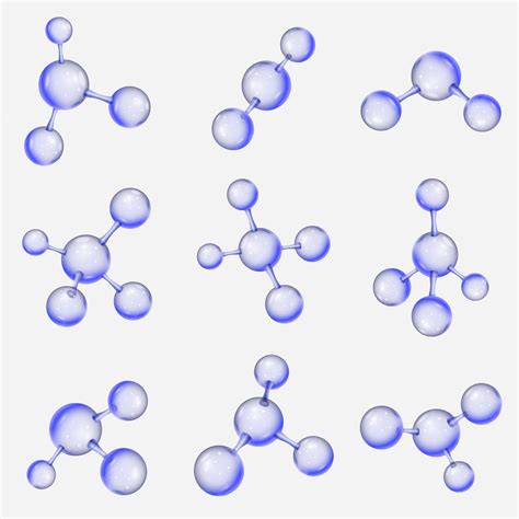 Premium Vector 3d Oxygen Cell Glass Model Dna Chemical Elements Set Molecular Atom For Bio