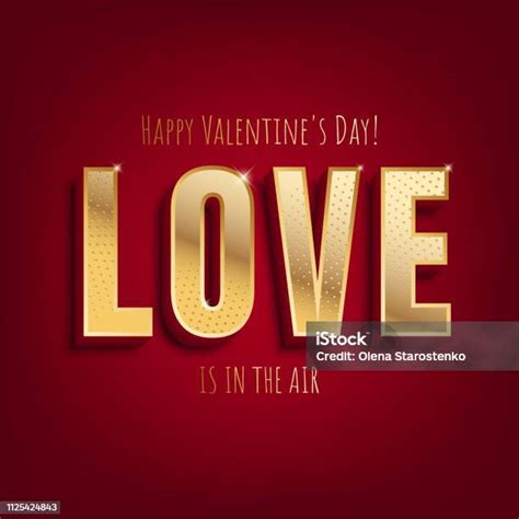 발렌타인 데이 대 한 공기에 독특한 글자 사랑와 엽서가입니다 격리 된 요소 벡터 일러스트 레이 션 2월에 대한 스톡 벡터 아트 및 기타 이미지 Istock