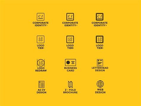 Design Services Icon Set By Byron Sweetman On Dribbble