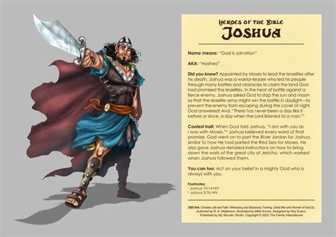 Joshua From The Bible Image Of Joshua The Successor Of Moses Bible