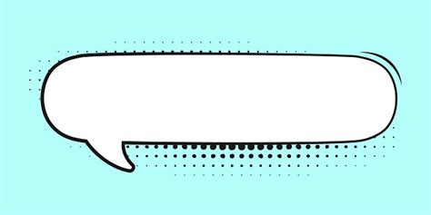 검은색 하프톤 그림자가 있는 복고풍 빈 만화 말풍선 벡터 일러스트레이션 텍스트 프레임 테두리 빈티지 디자인 팝 아트 스타일 구름에 대한 스톡 벡터 아트 및 기타 이미지