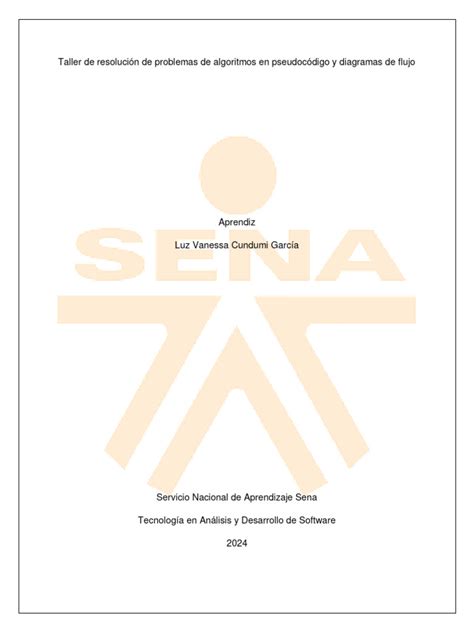 Taller De Resolución De Problemas De Algoritmos En Pseudocódigo Y Diagramas De Flujo Pdf