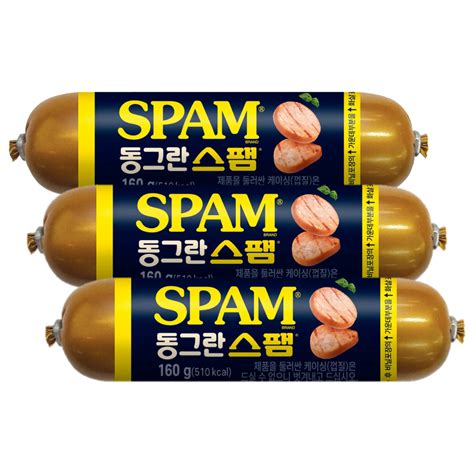 스팸 동그란스팸 160gx3개 상품상세 Cj더마켓 Cj제일제당 공식몰